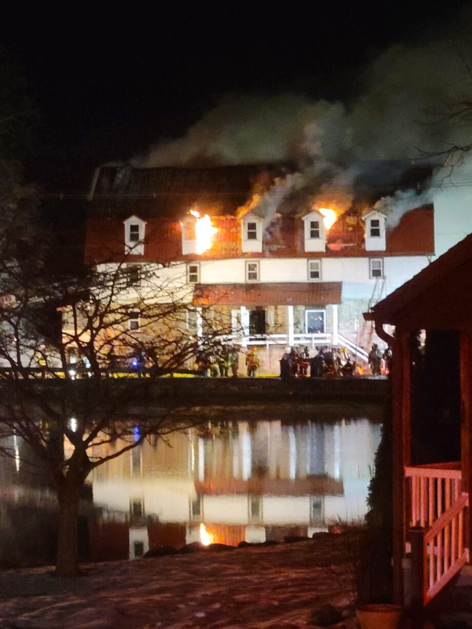 Historic Mill Catches Fire - North Middleton Fire Company
